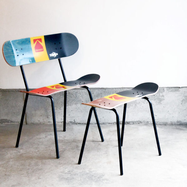 スケートベンチ&チェアで、スケーターのインテリアをグレードアップ！